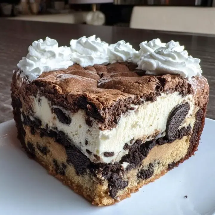 5 Layer Cookie Box Brownie Cheesecake - Cooking Leader