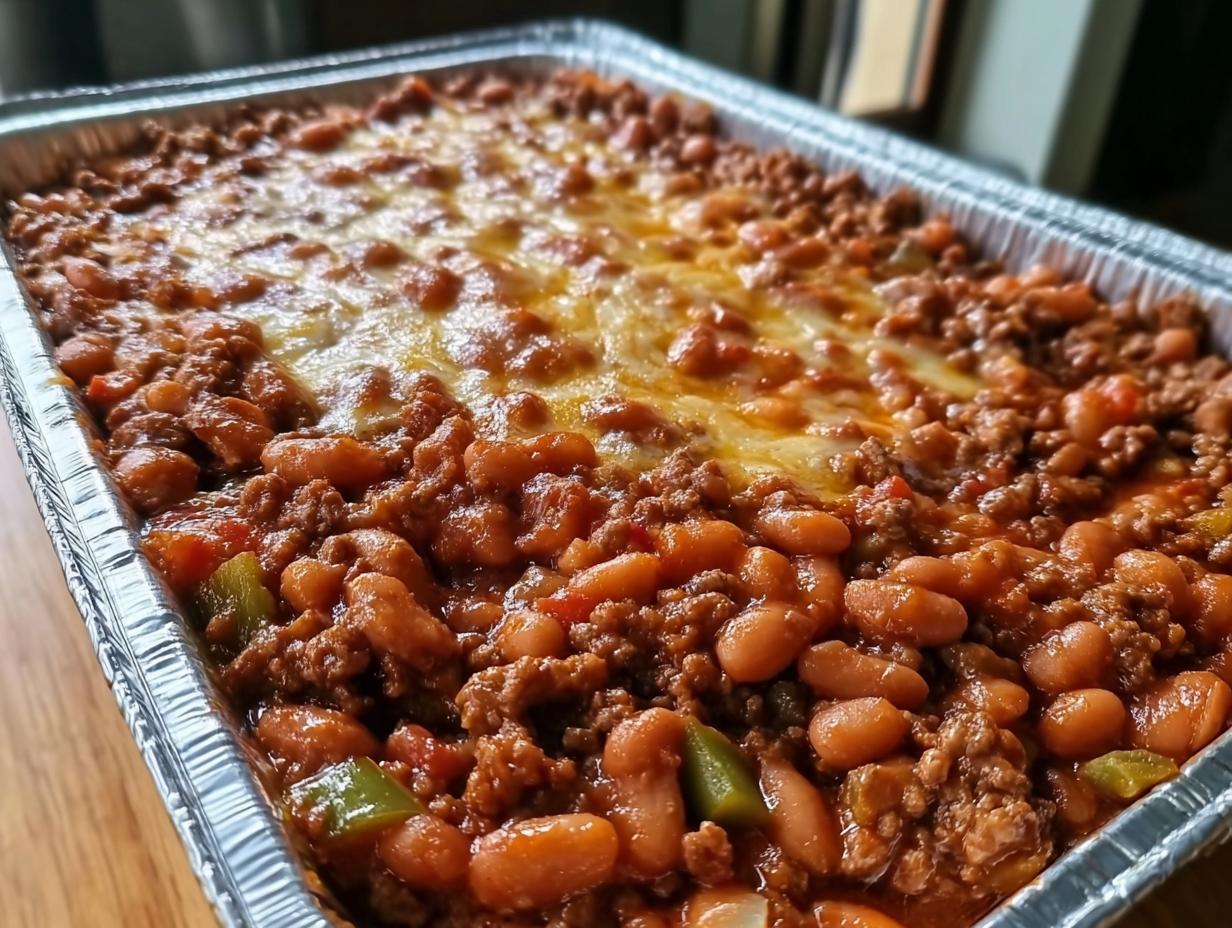 Hearty Baked Beans & Ground Beef Casserole - Cooking Leader