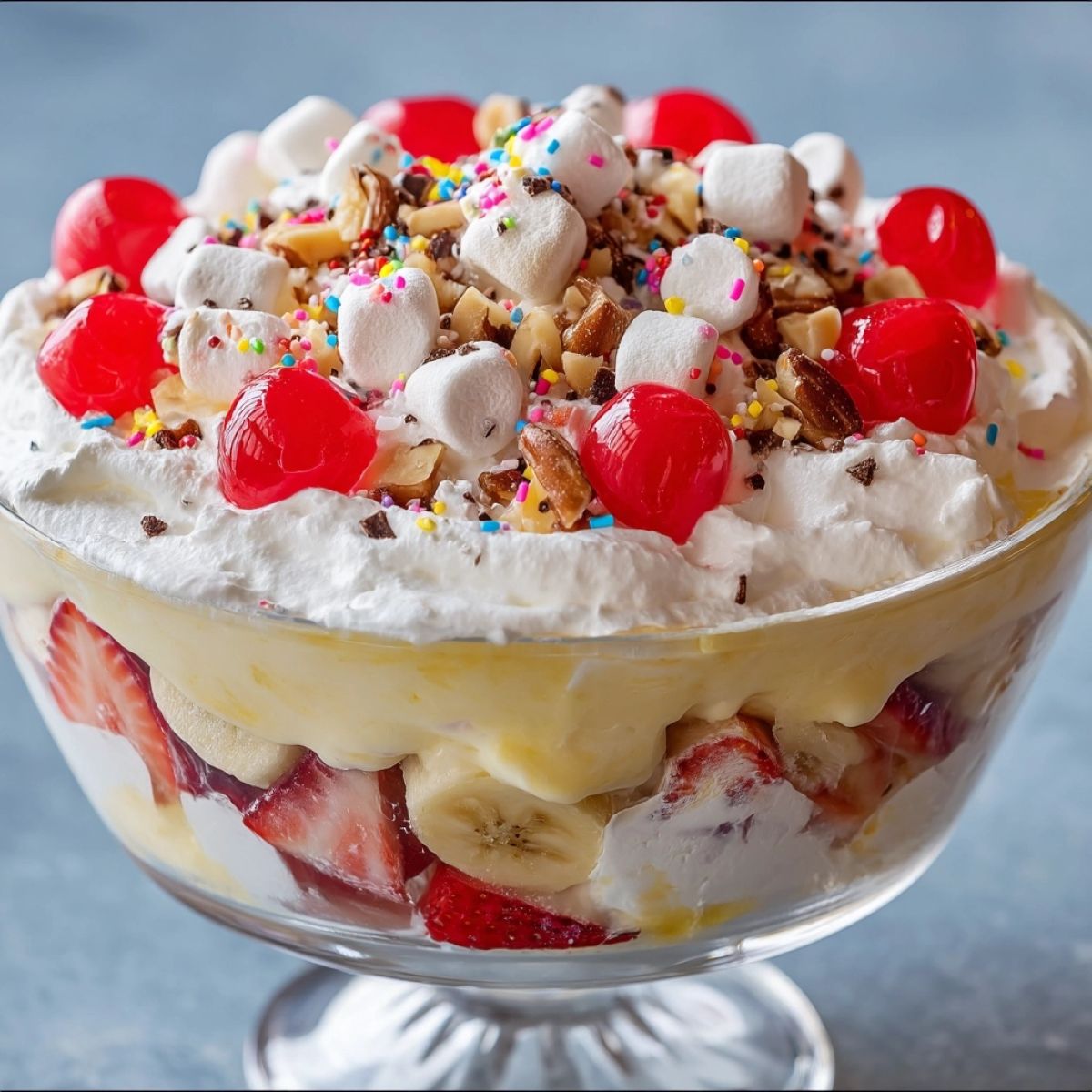 Banana Split Fluff - Cooking Leader