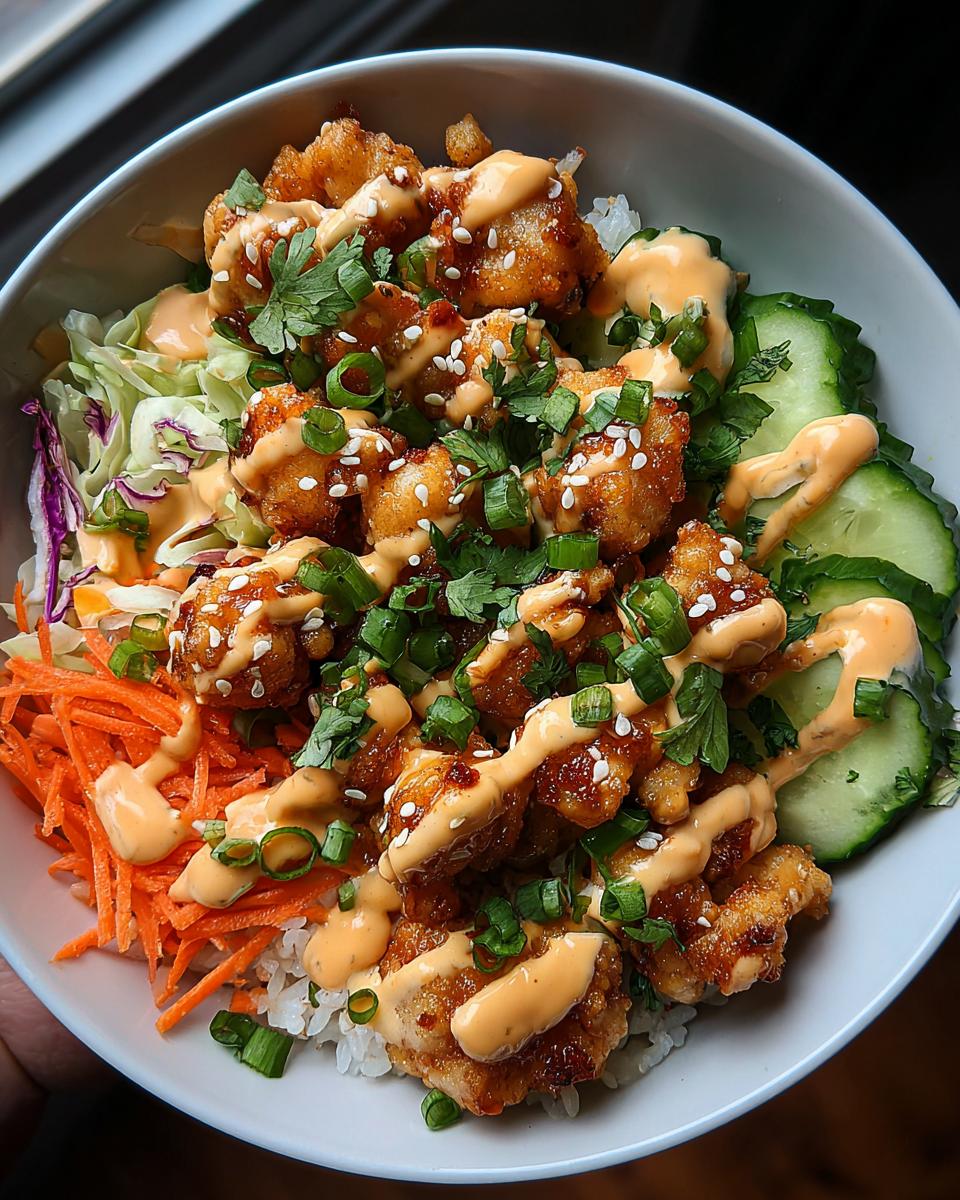 Bang Bang Chicken Bowl - Cooking Leader
