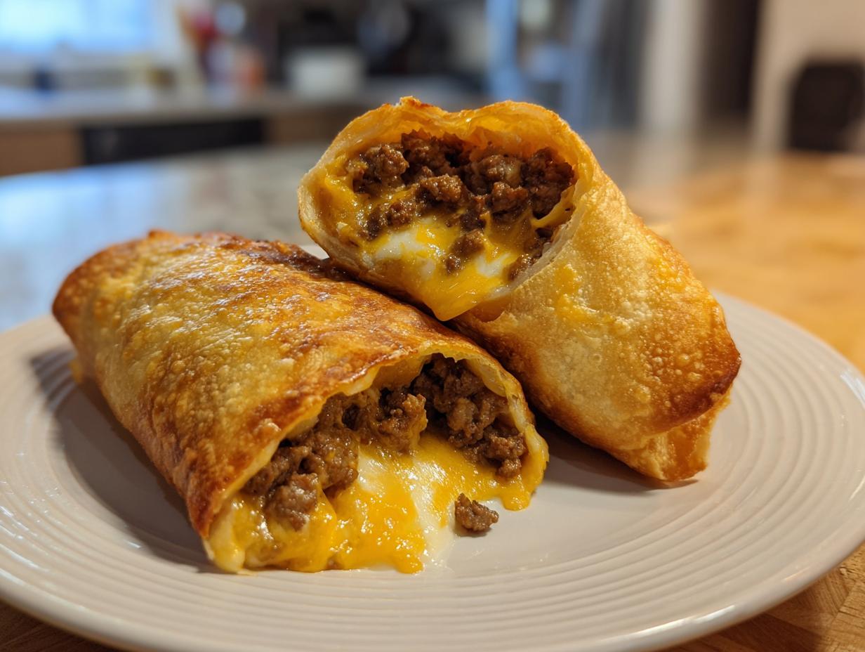 Crispy Beef and Cheese Chimichangas in Just 35 Minutes - Cooking Leader
