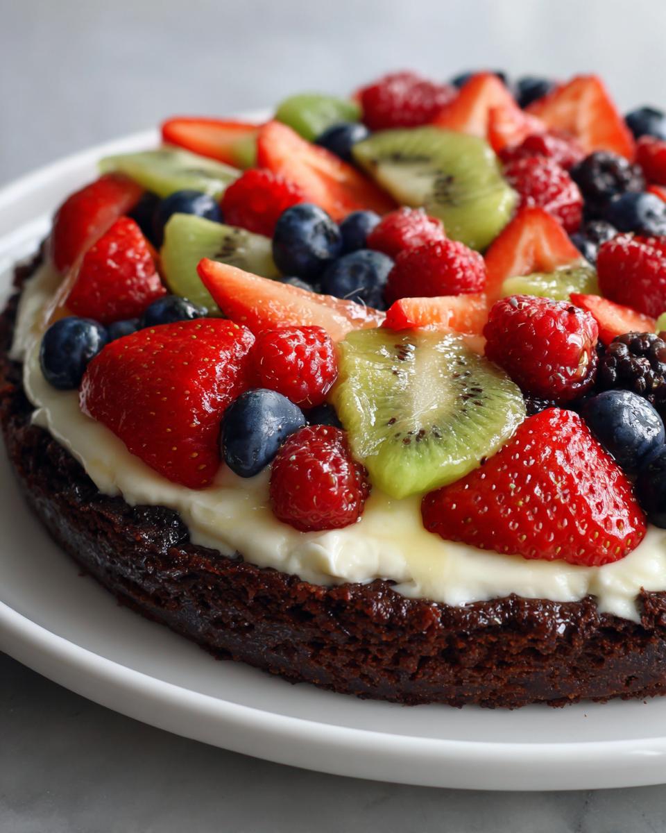 Irresistible Brownie Fruit Pizza Recipe That Steals the Show - Cooking ...