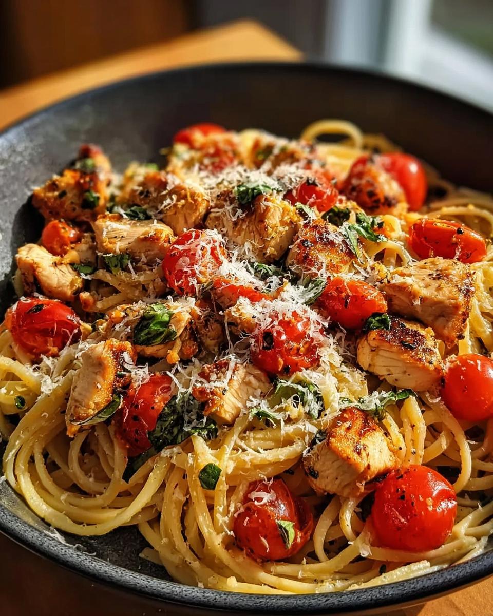 Bruschetta Chicken Pasta - Cooking Leader