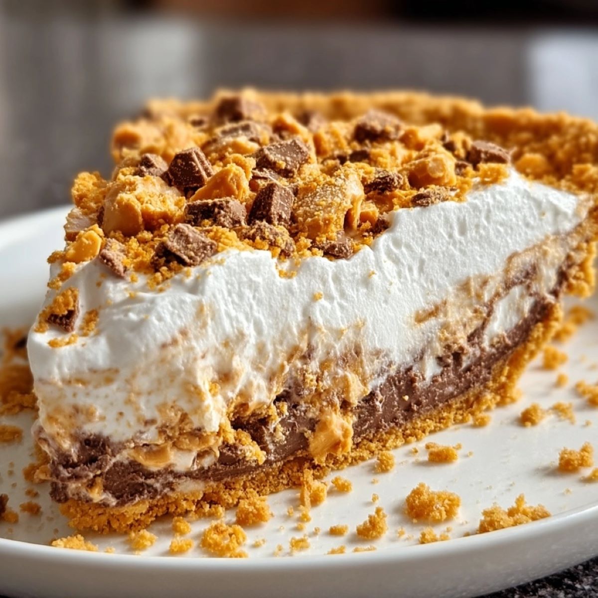 Butterfinger Pie - Cooking Leader