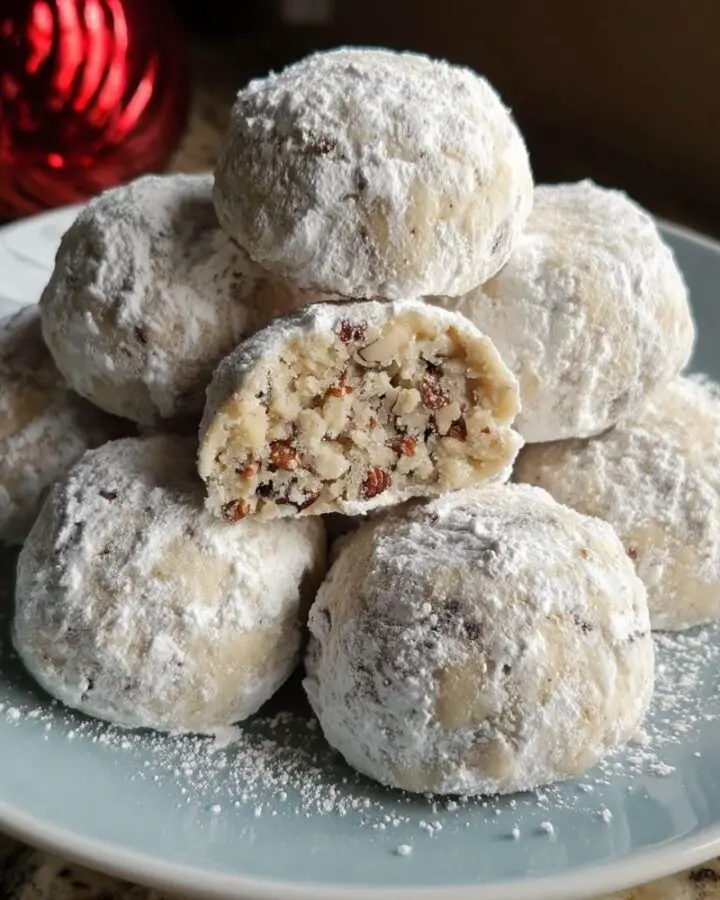 Buttery Pecan Snowball Cookies - Cooking Leader