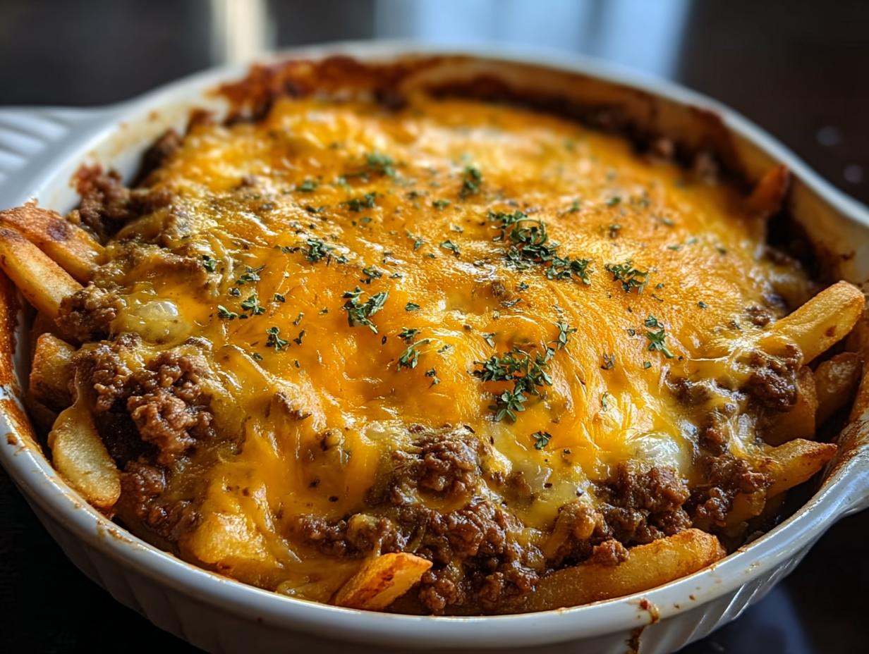 Cheeseburger French Fry Casserole: A Comforting Delight - Cooking Leader