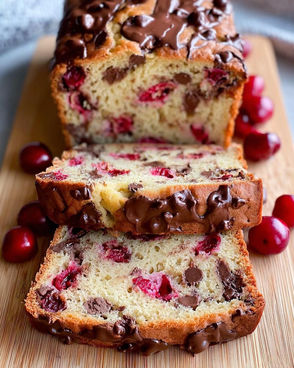 Cherry Chocolate Delight Bread - Cooking Leader