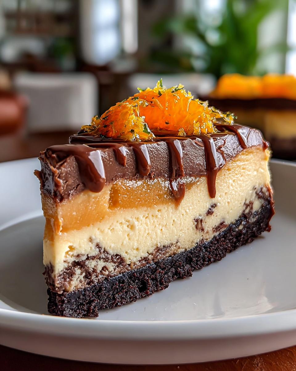 Chocolate Orange Cheesecake - Cooking Leader