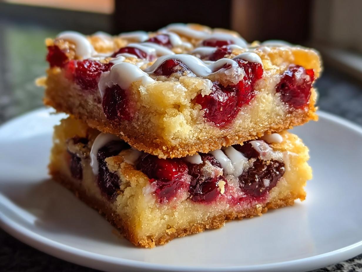 Easy Christmas Cherry Bars - Cooking Leader
