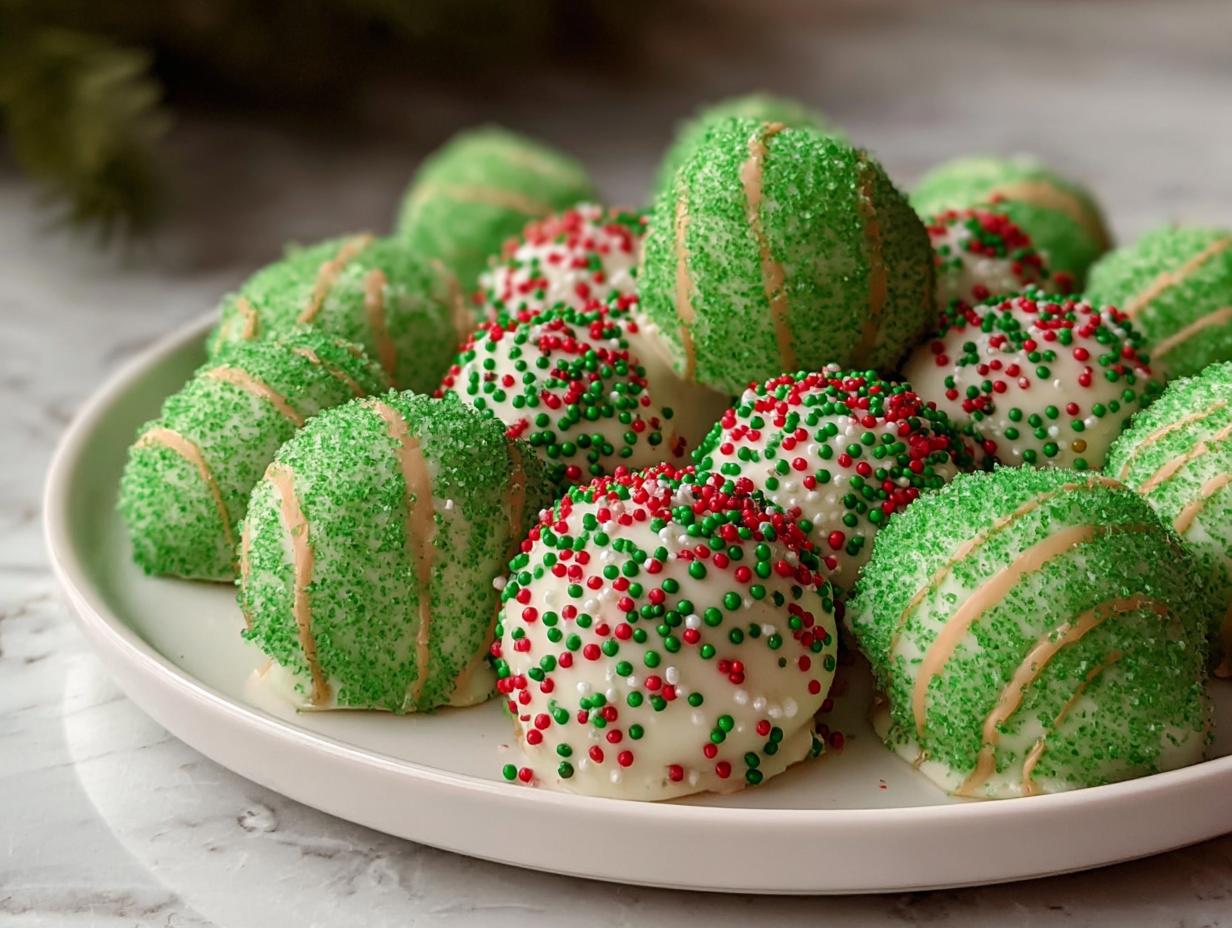 Christmas Tree Cake Truffles - Cooking Leader
