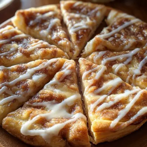 Cinnamon-Sugar Pizza made with Crescent Rolls - Cooking Leader