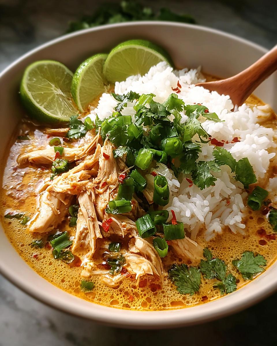 Coconut Chicken Brothy Rice - Cooking Leader