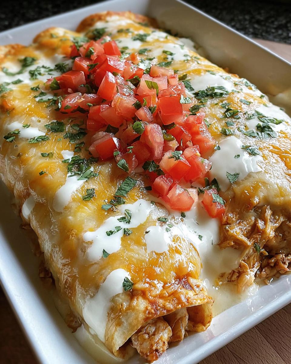 Creamy Queso Chicken Enchiladas - Cooking Leader
