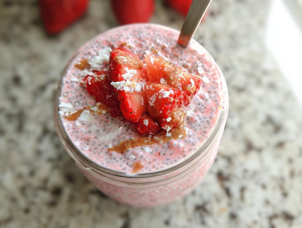 Delicious Creamy Strawberry Chia Pudding Recipe - Cooking Leader
