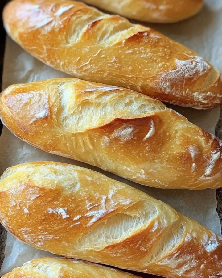 Crusty Mini Baguettes - Cooking Leader