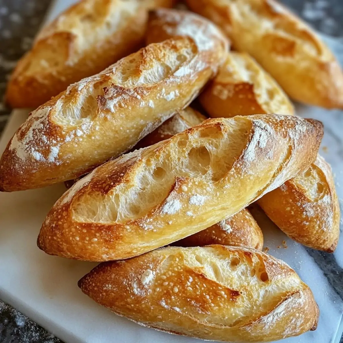 Crusty Mini Baguettes - Cooking Leader