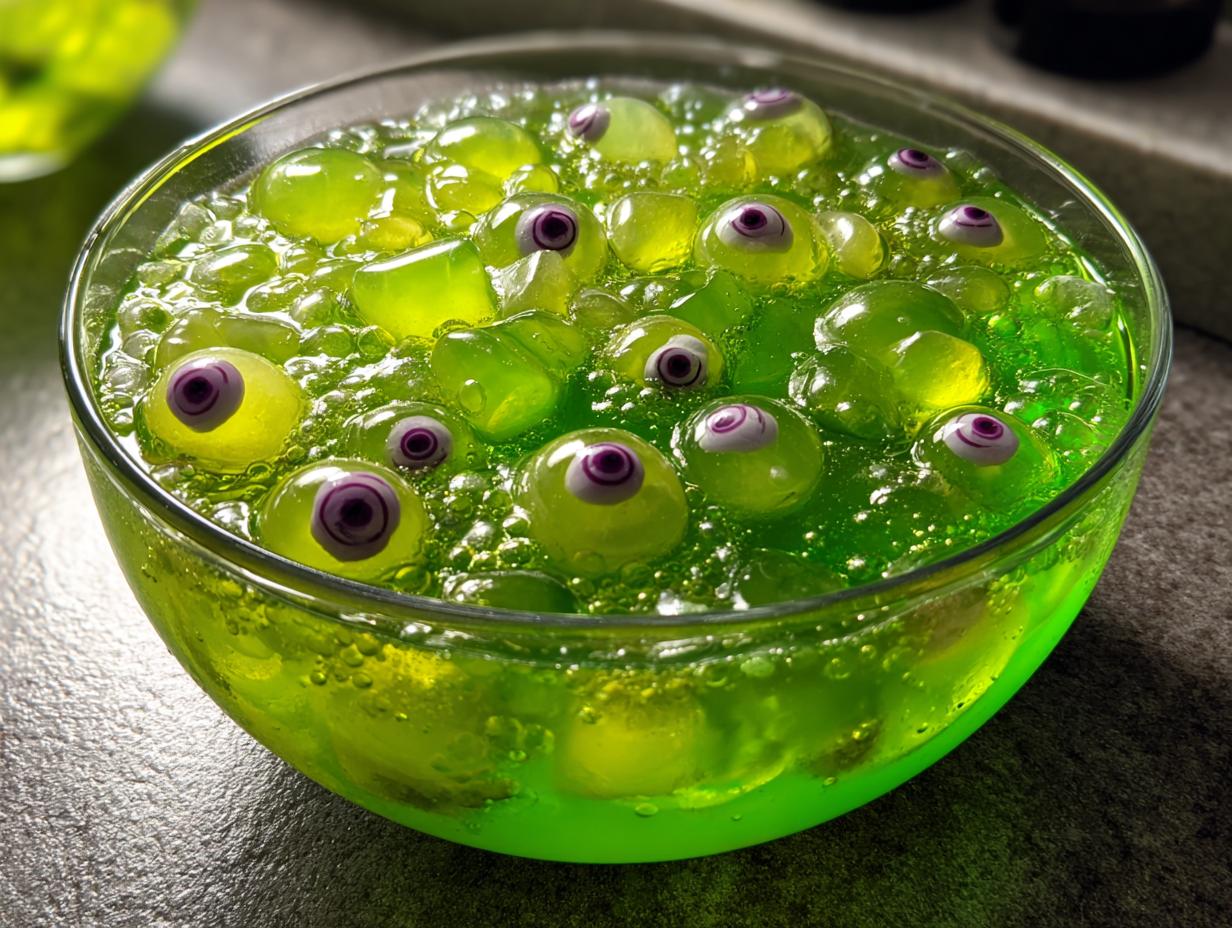 Chilling Halloween Zombie Swamp Punch - Cooking Leader