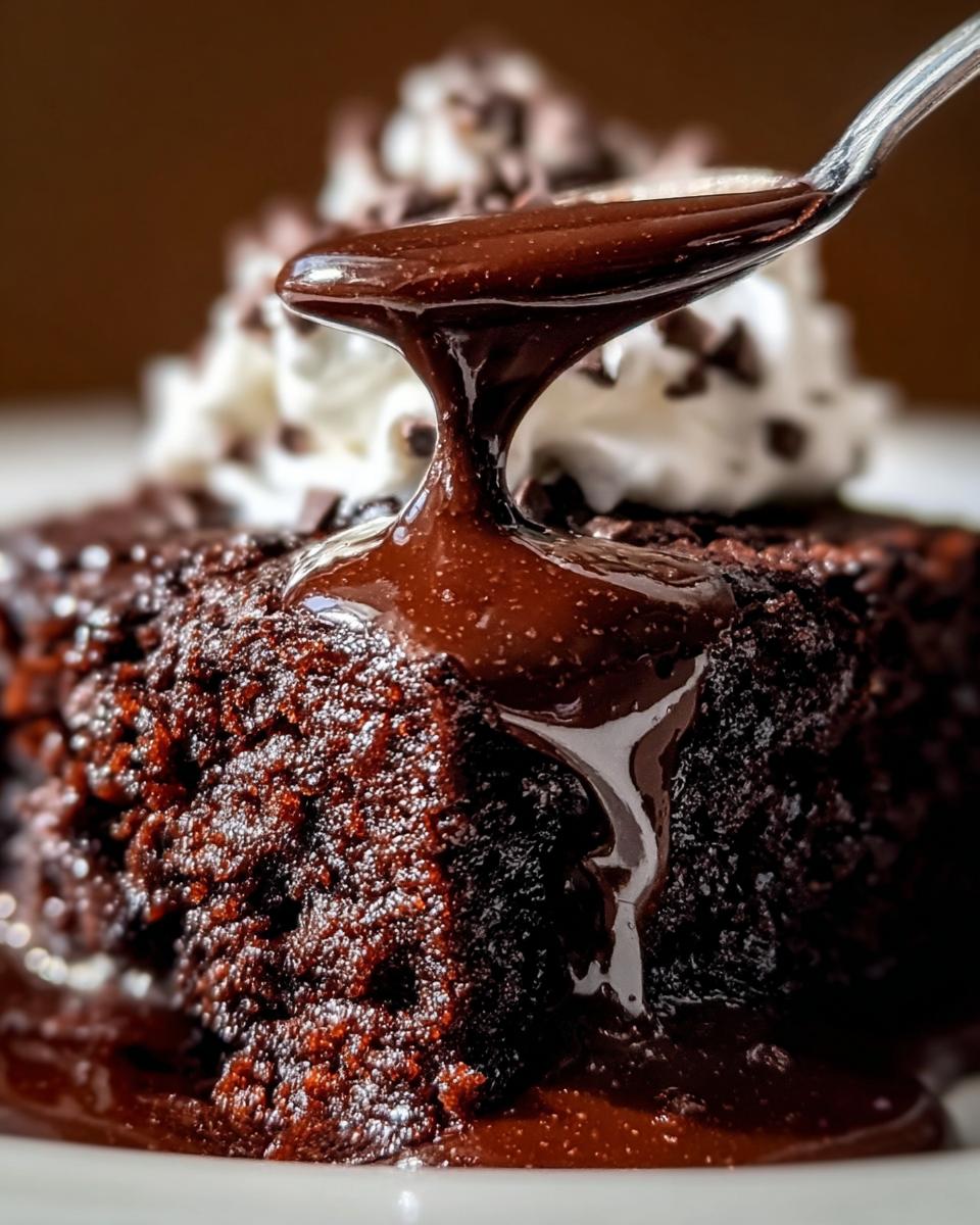 Hot Fudge Chocolate Pudding Cake - Cooking Leader