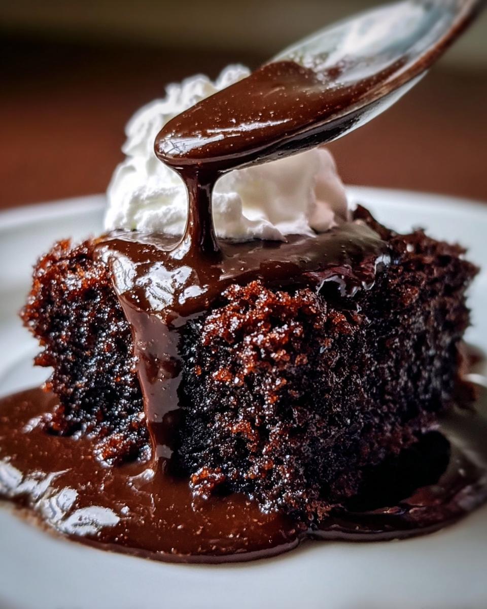 Hot Fudge Chocolate Pudding Cake - Cooking Leader
