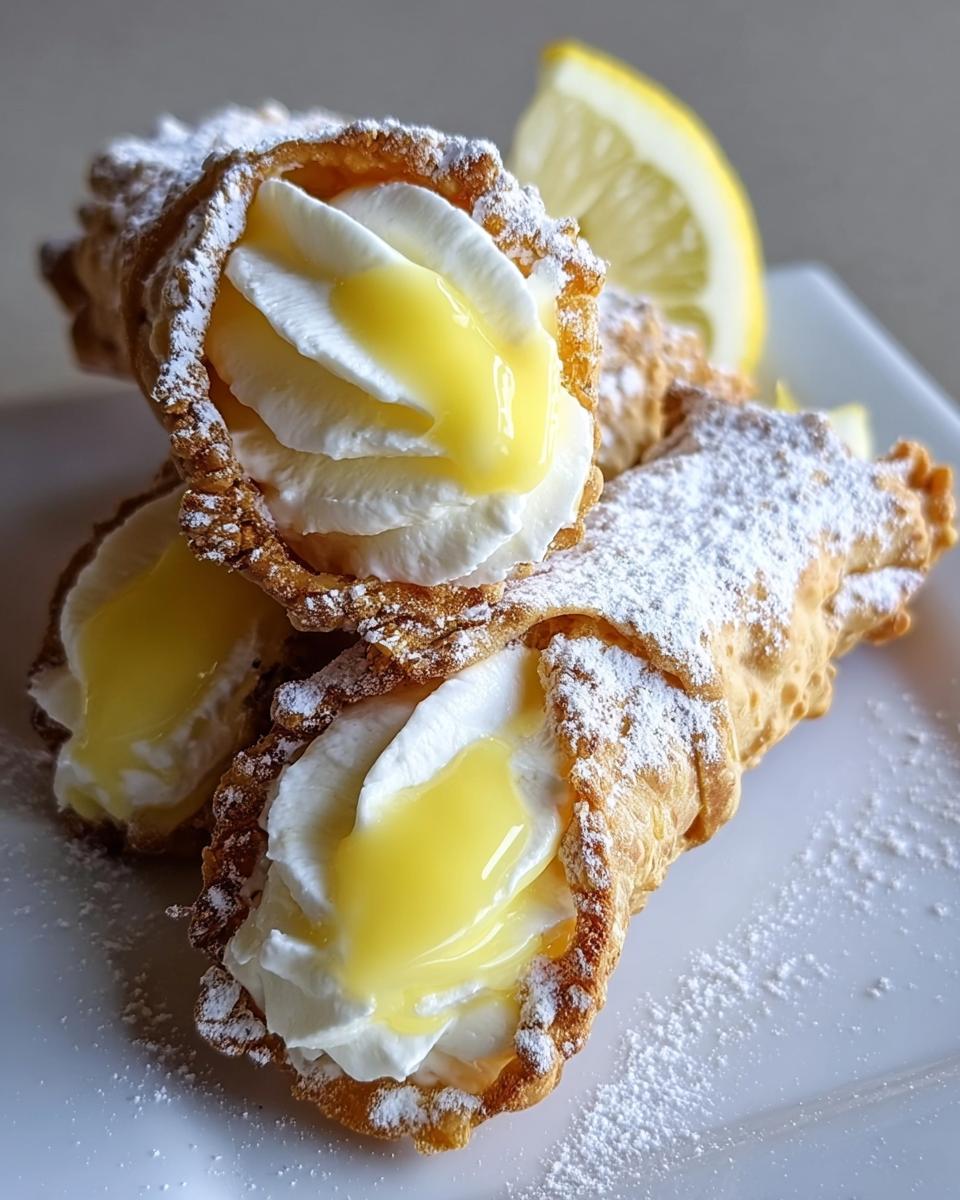 Lemon Meringue Pie Cannoli - Cooking Leader