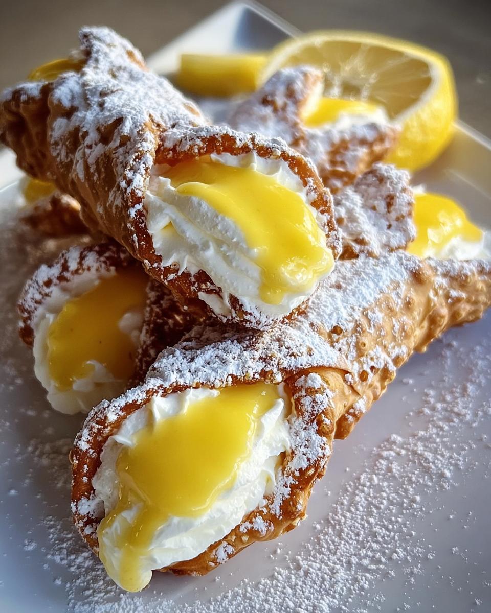 Lemon Meringue Pie Cannoli - Cooking Leader