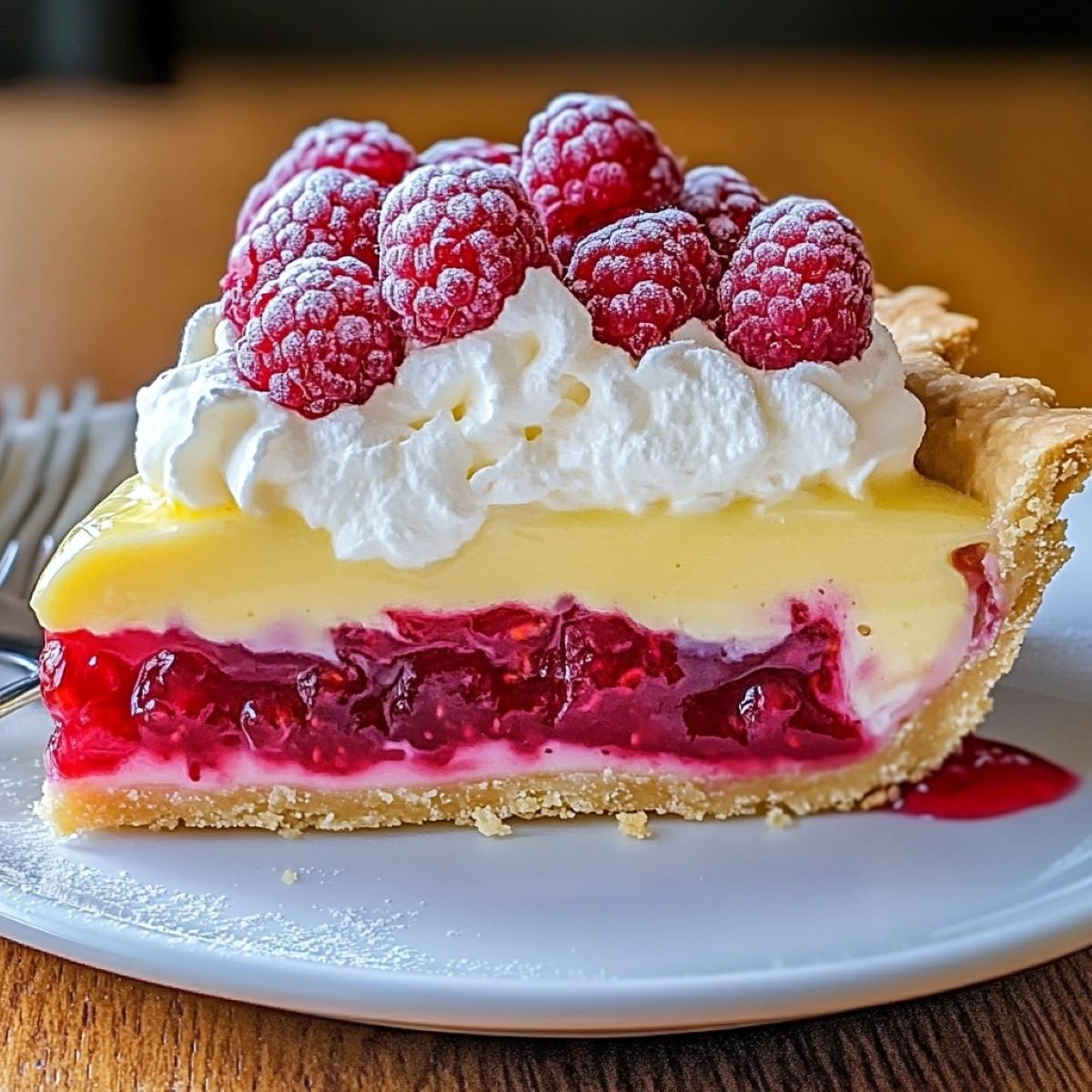 Lemon Raspberry Pie - Cooking Leader