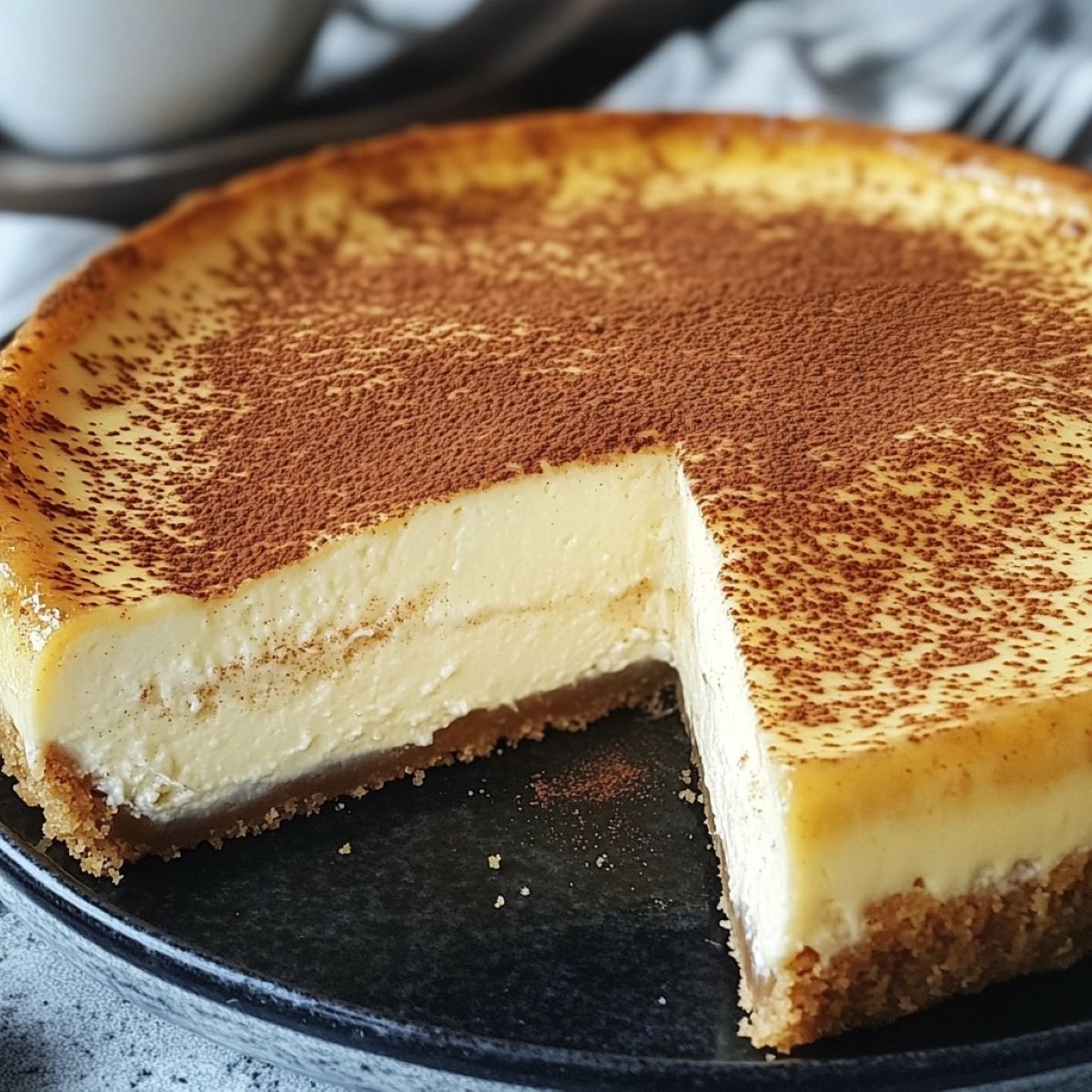 Milk Tart Cheesecake - Cooking Leader