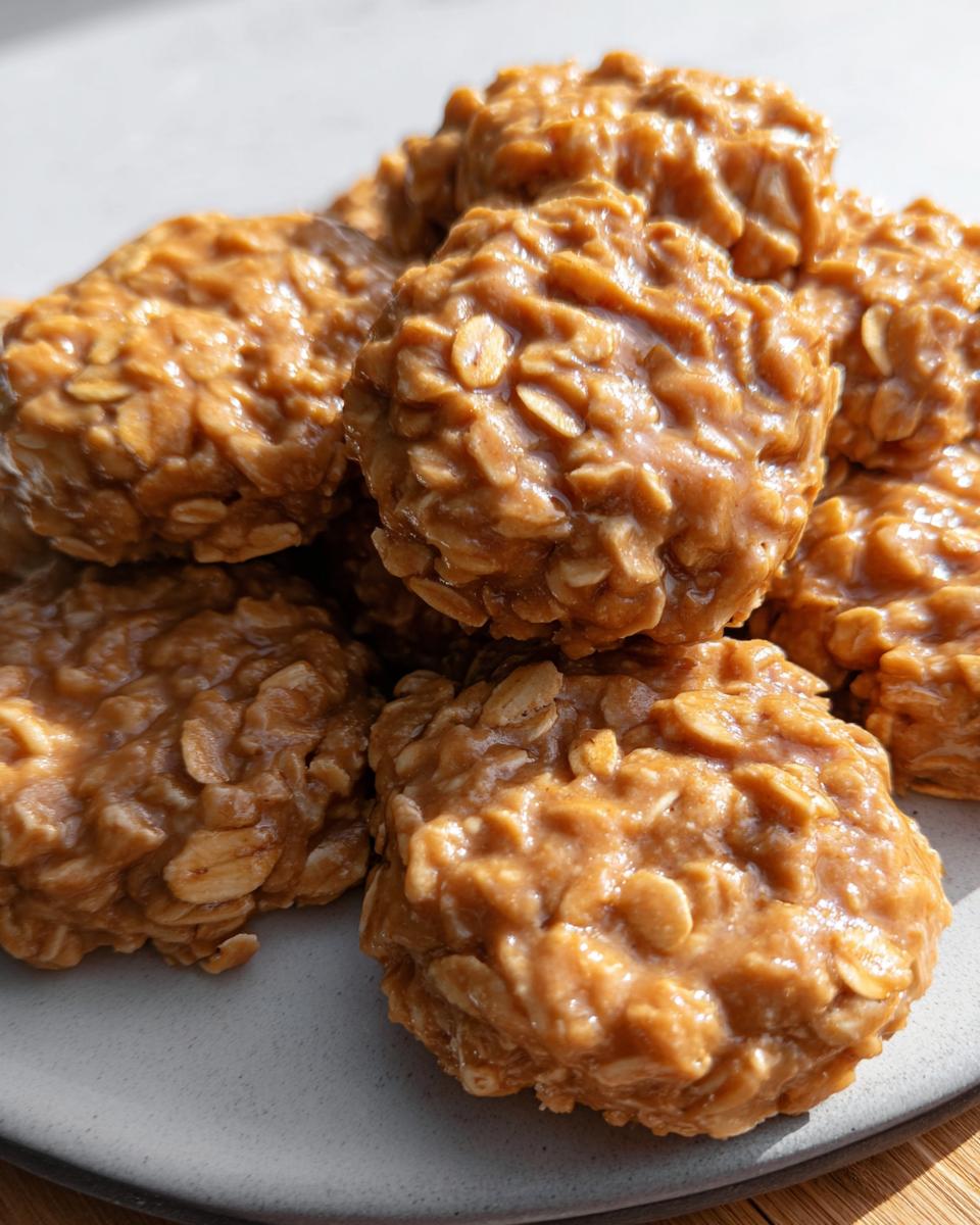 Peanut Butter No Bake Cookie - Cooking Leader