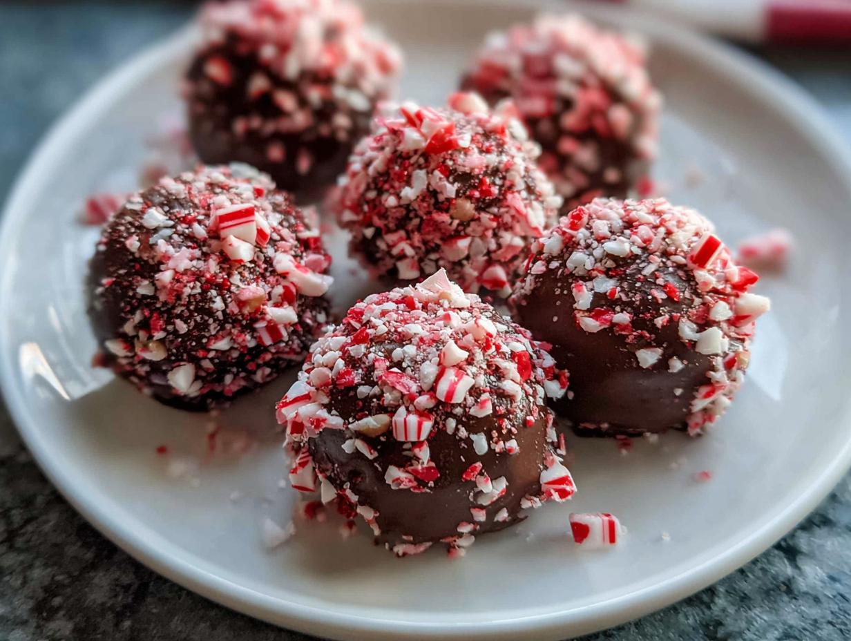Peppermint Truffles - Cooking Leader