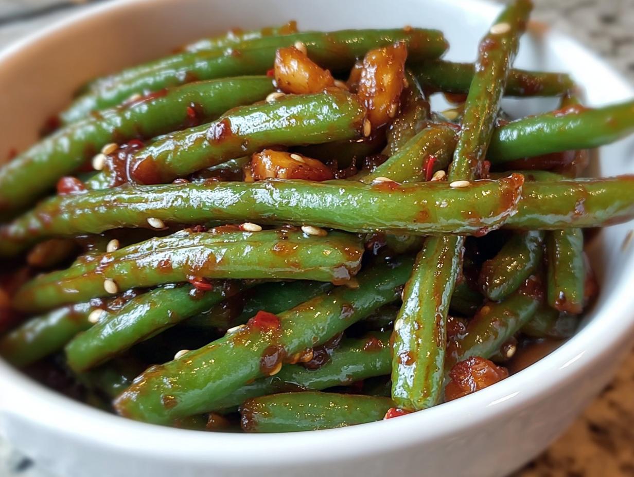 PF Changs Spicy Green Beans - Cooking Leader