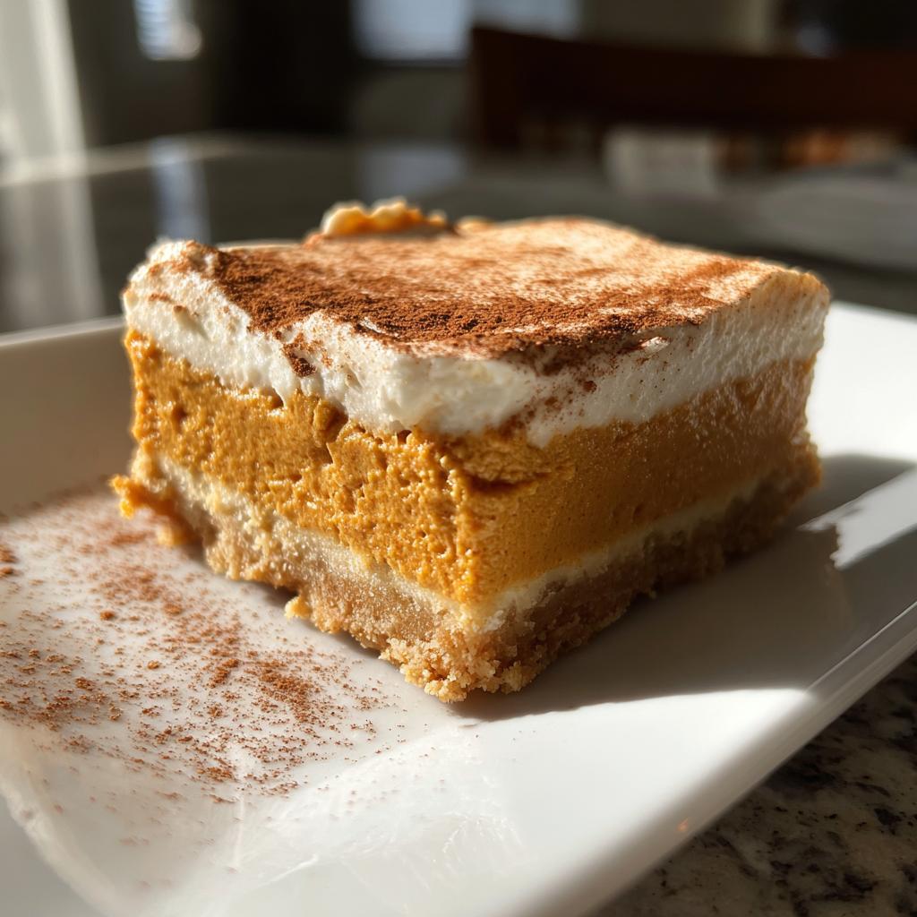 Creamy Pumpkin Pie Bars - Cooking Leader