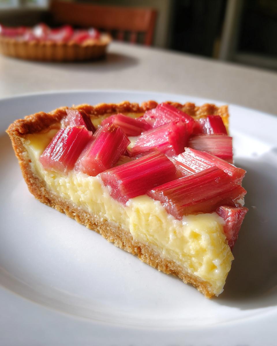 Quick Rhubarb Custard Tart You’ll Crave All Week - Cooking Leader