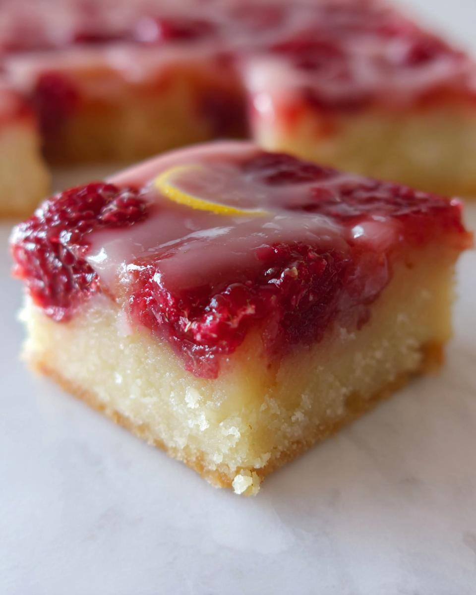 Raspberry Lemonade Bars - Cooking Leader