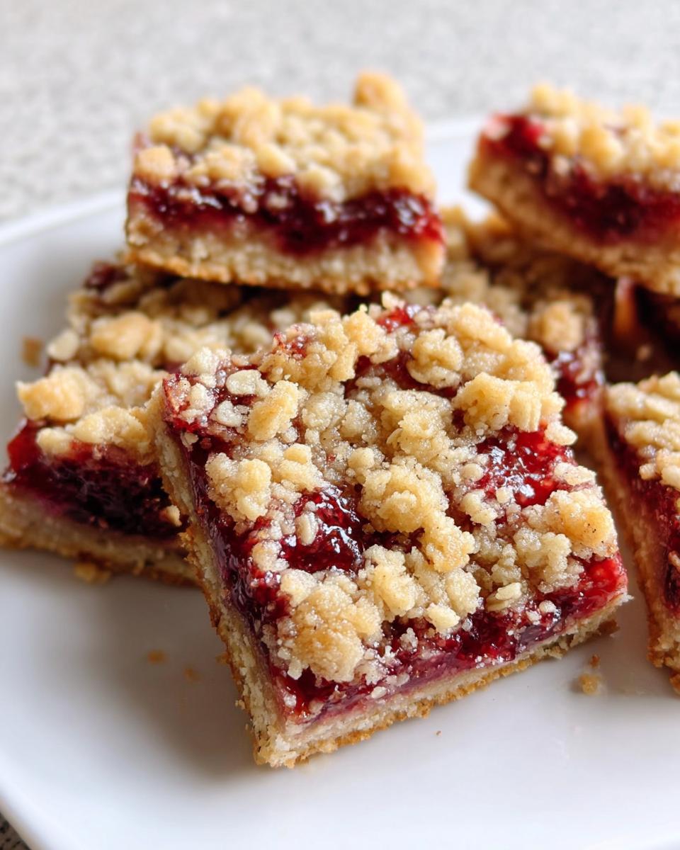 Raspberry Oatmeal Crumble Bars - Cooking Leader