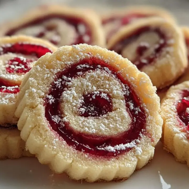 Raspberry Swirl Shortbread Cookies - Cooking Leader