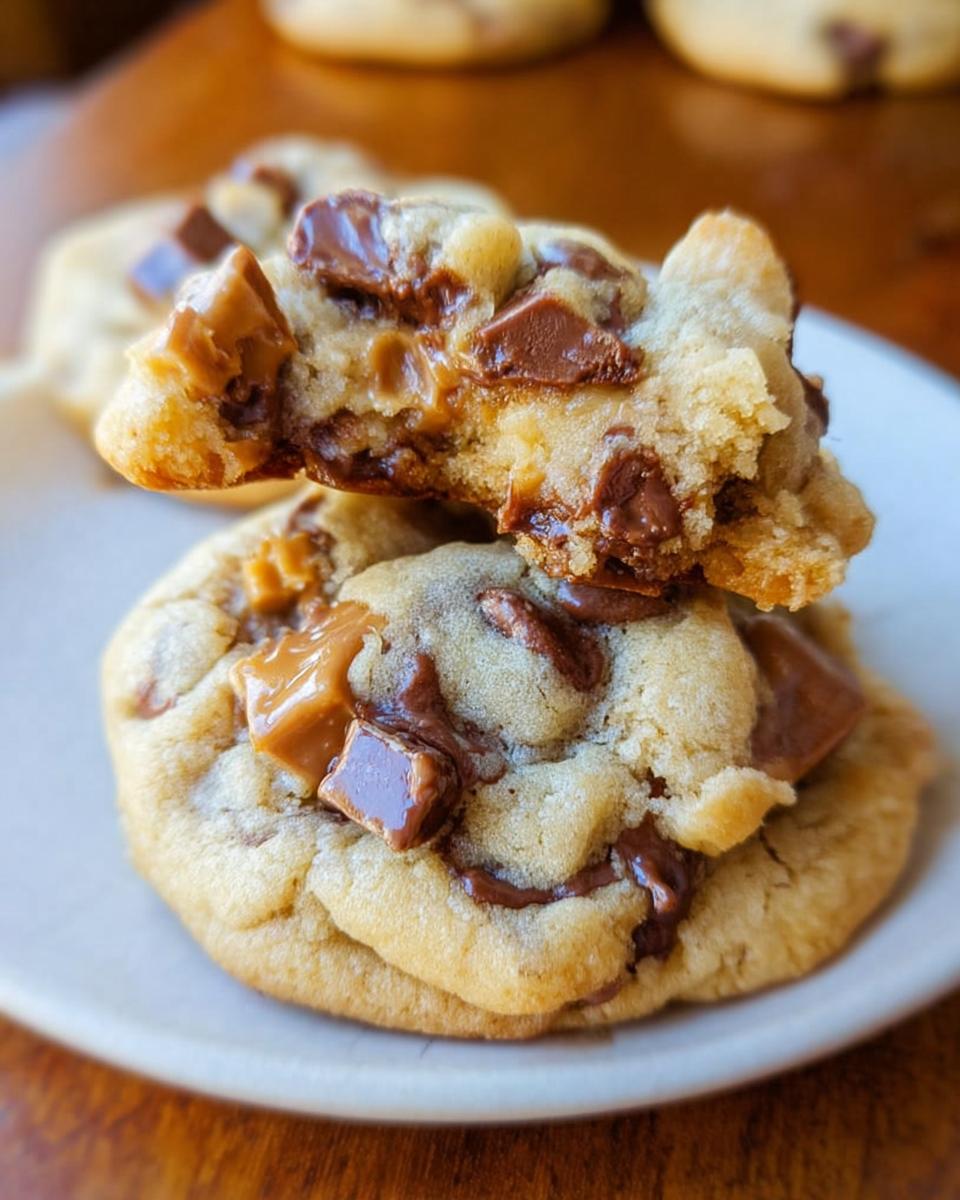Decadent Snickers Chocolate Chip Cookies - Cooking Leader