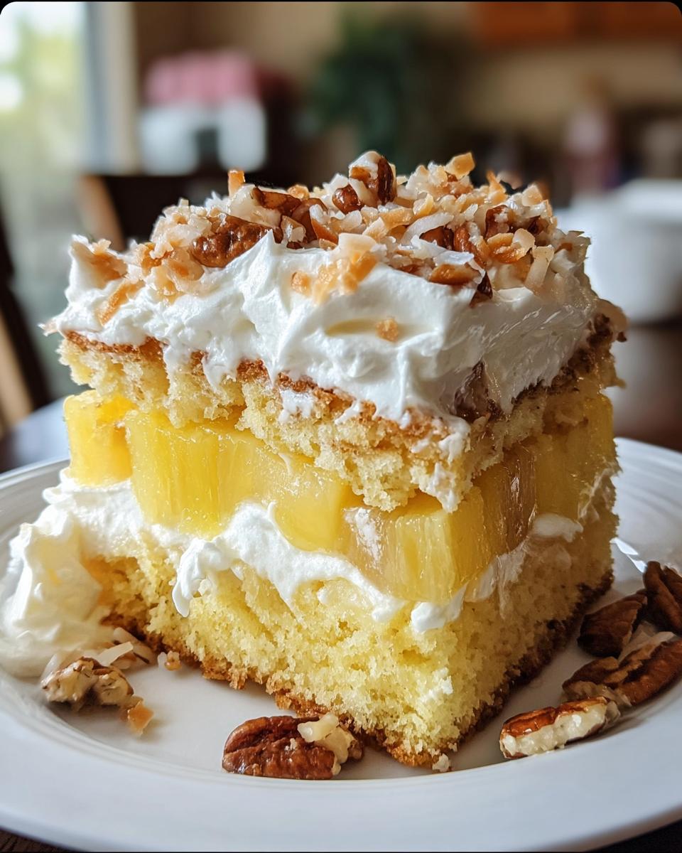 Southern Pineapple Sunshine Cake - Cooking Leader