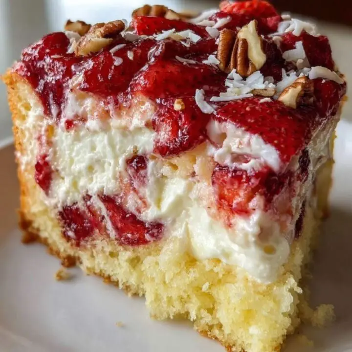 Strawberry Earthquake Cake - Cooking Leader