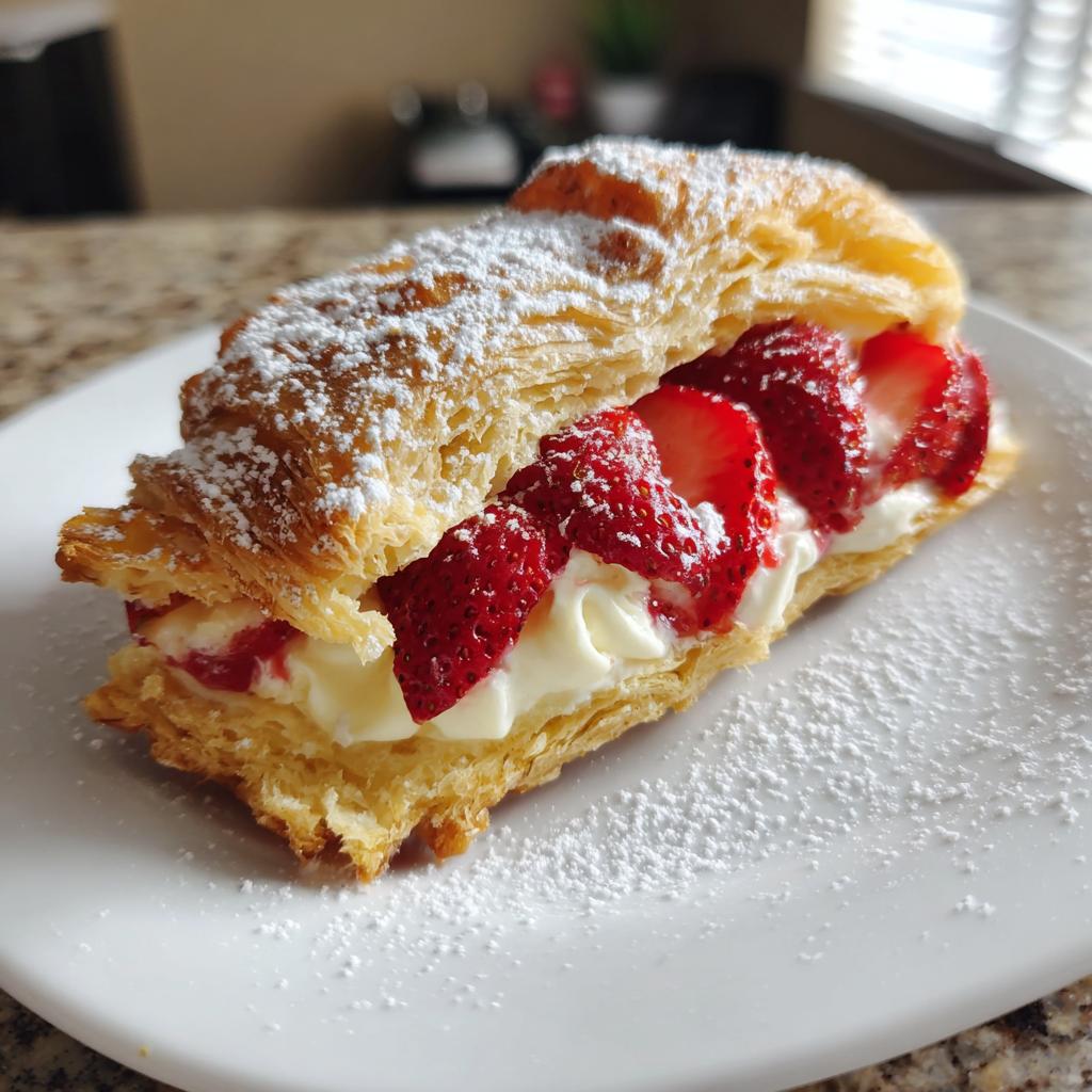 Strawberry Flaky Puffs Recipe You'll Love - Cooking Leader