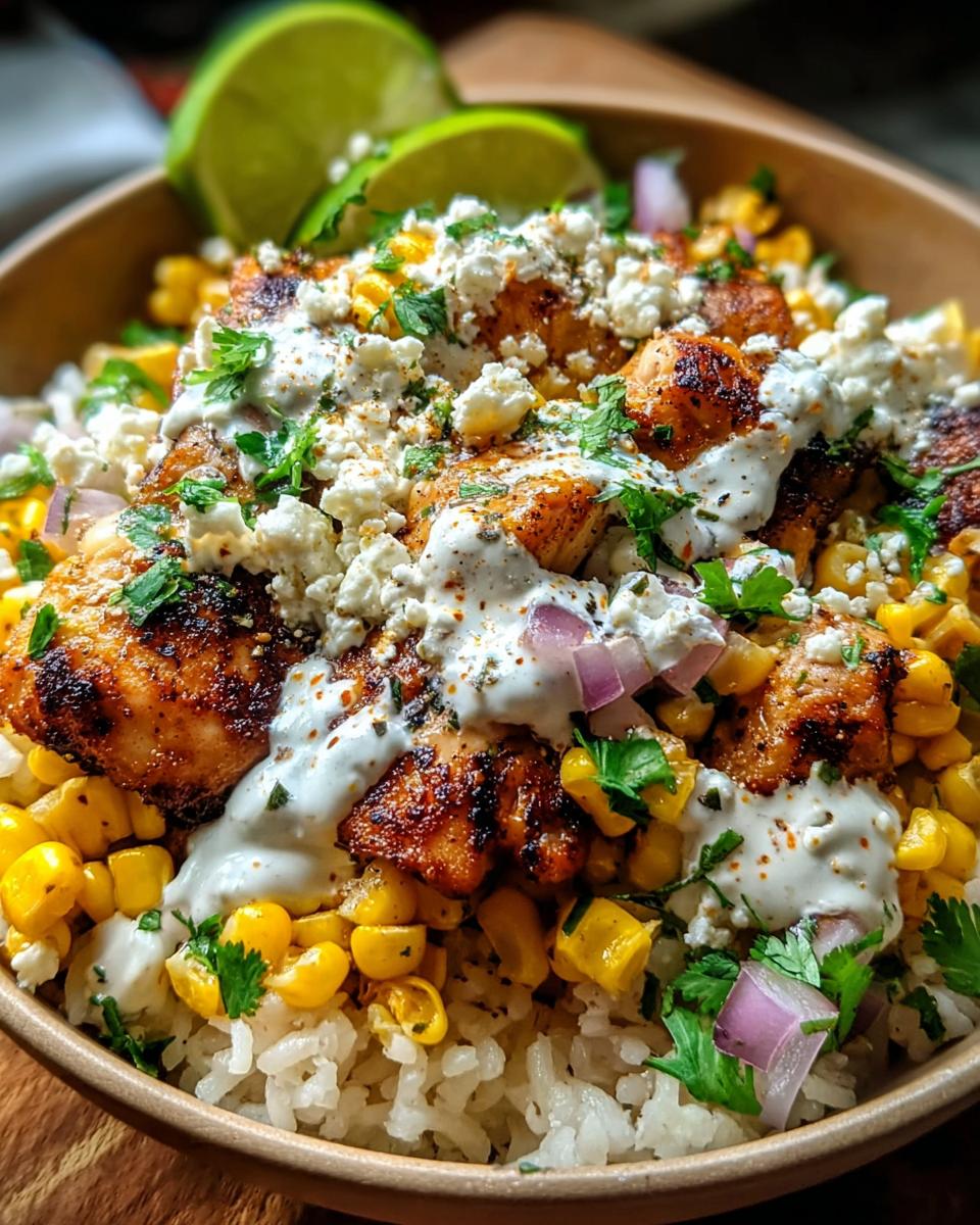 Street Corn Chicken Bowl - Cooking Leader