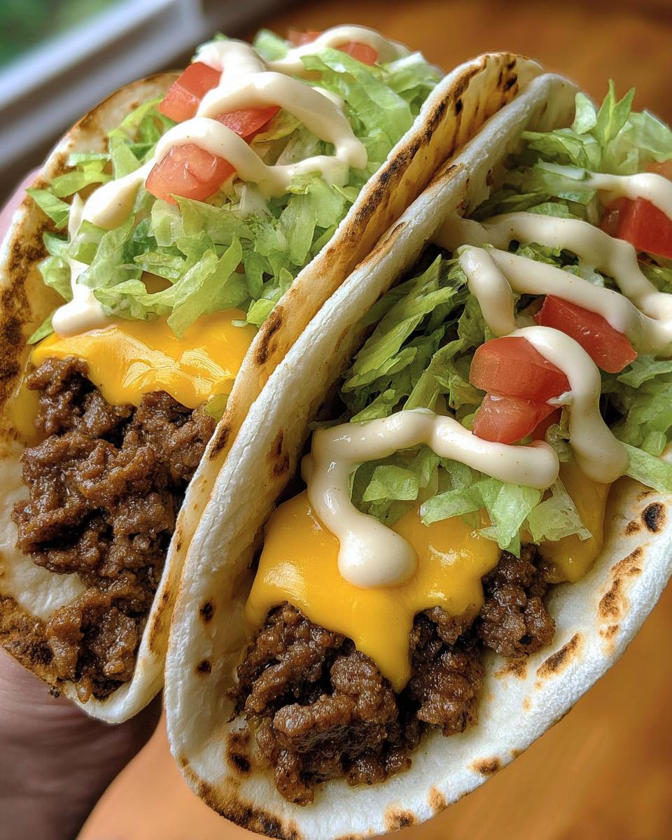 Tortilla Burgers (Smash Burger Tacos) - Cooking Leader