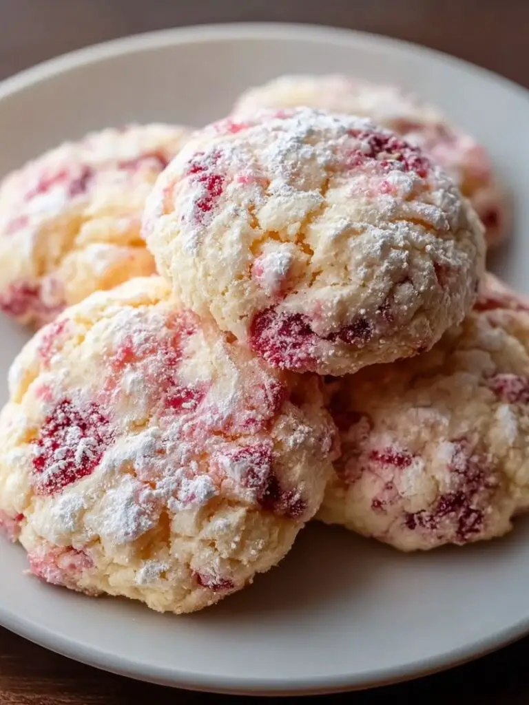 Ultra-Soft Raspberry Christmas Snow Clouds - Cooking Leader