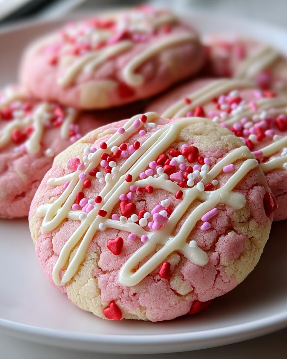 Valentine Strawberry Cookies - Cooking Leader
